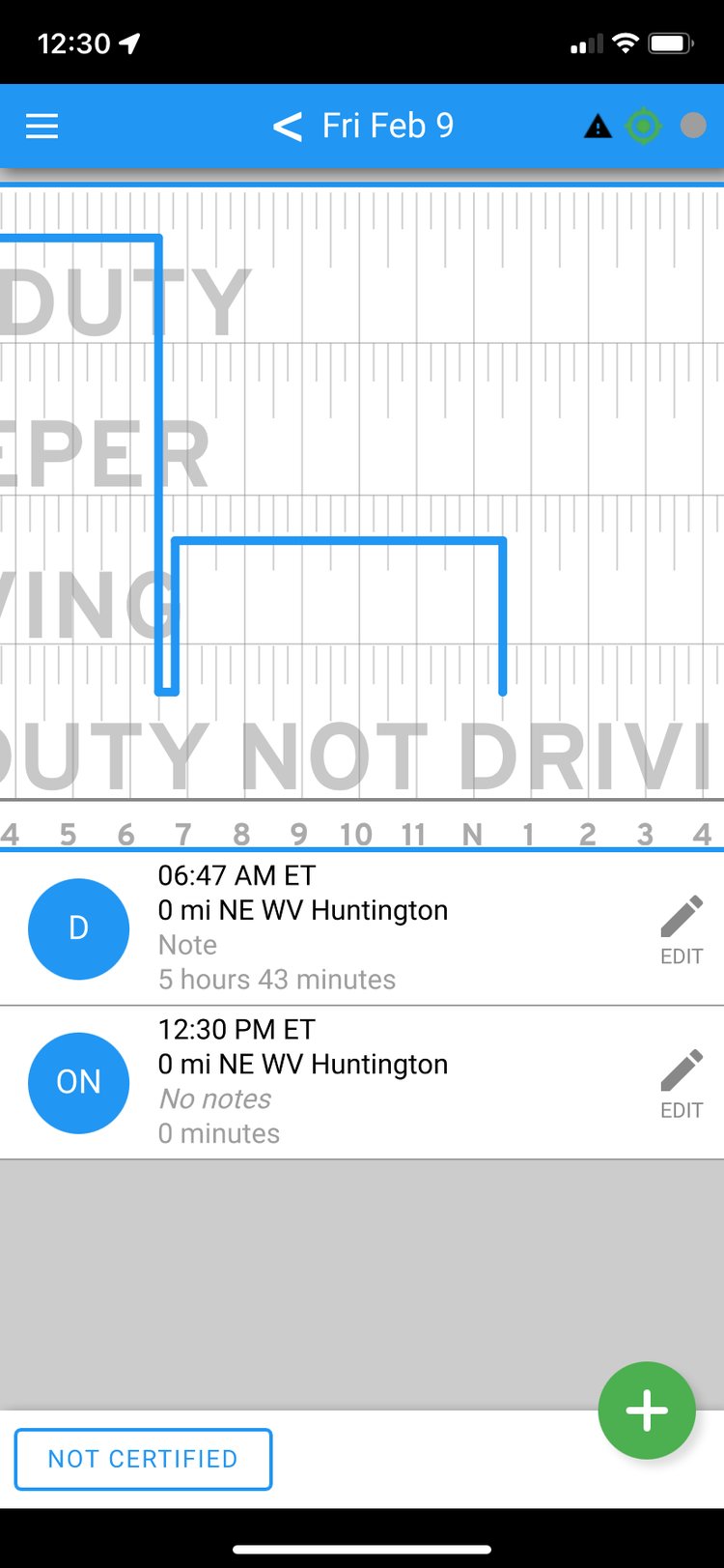 How do I certify my logs in the app?